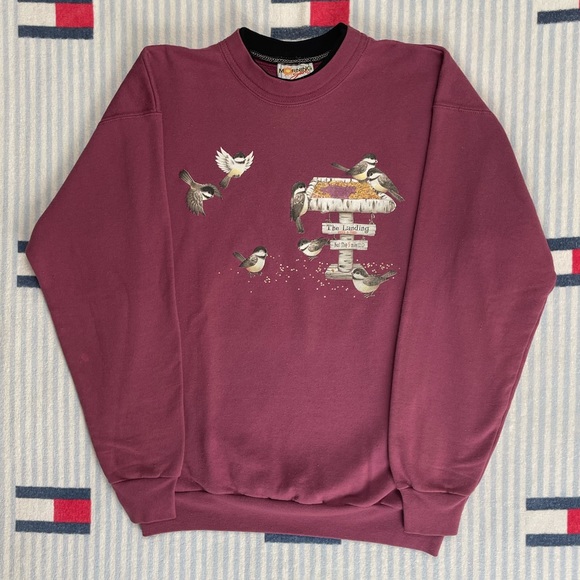 morning sun | Shirts | Vintage Morning Sun Bird Birds Feeder Nature ...